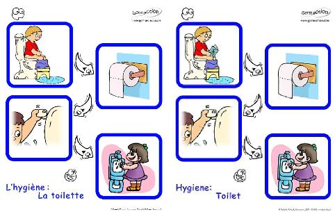 AFFICHE HYGIÈNE: LA TOILETTE [A-001] - 5.95$ CAD : Boutique Germaction